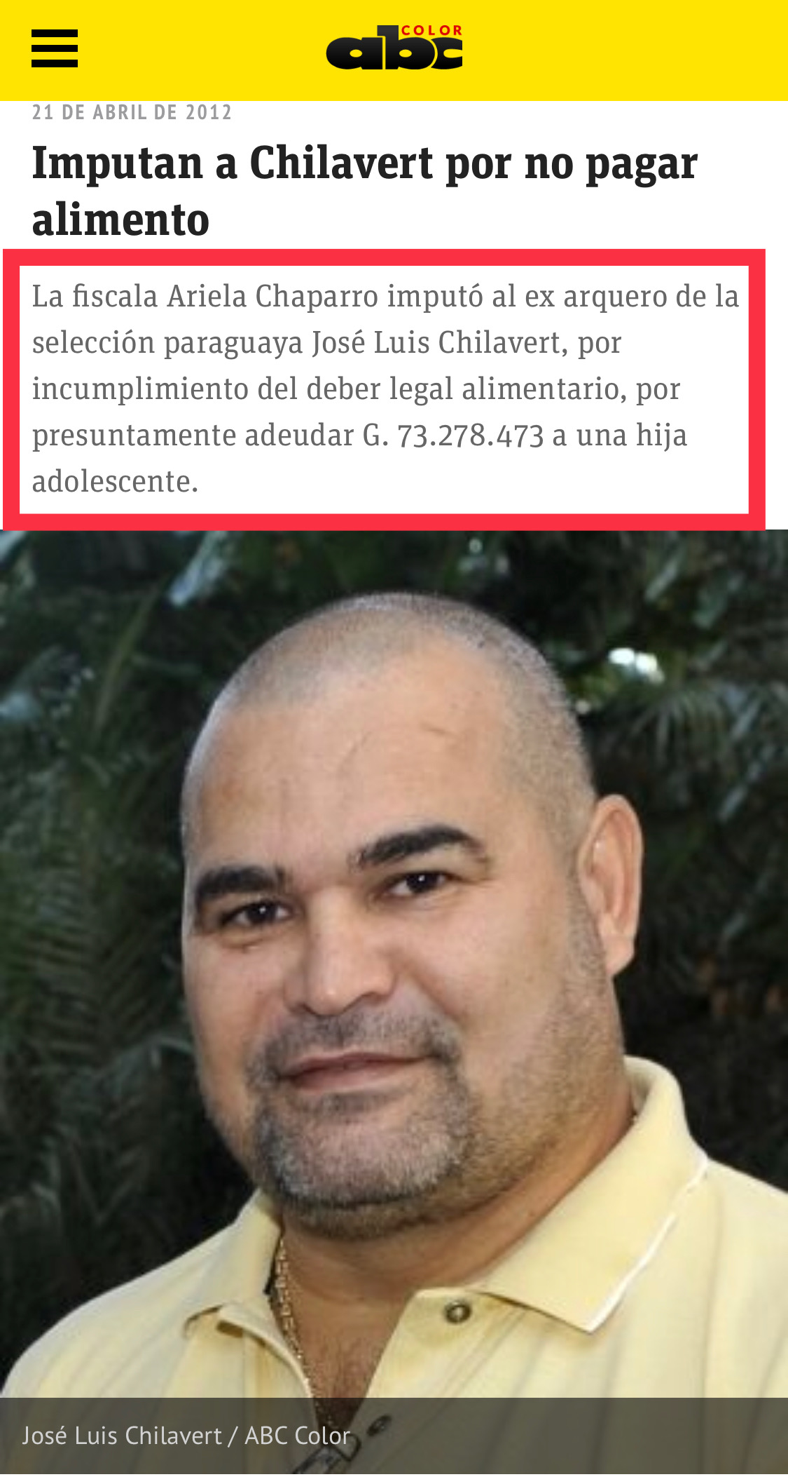 Chilavert: una vida dedicada al desvarío, al oportunismo y a la ...